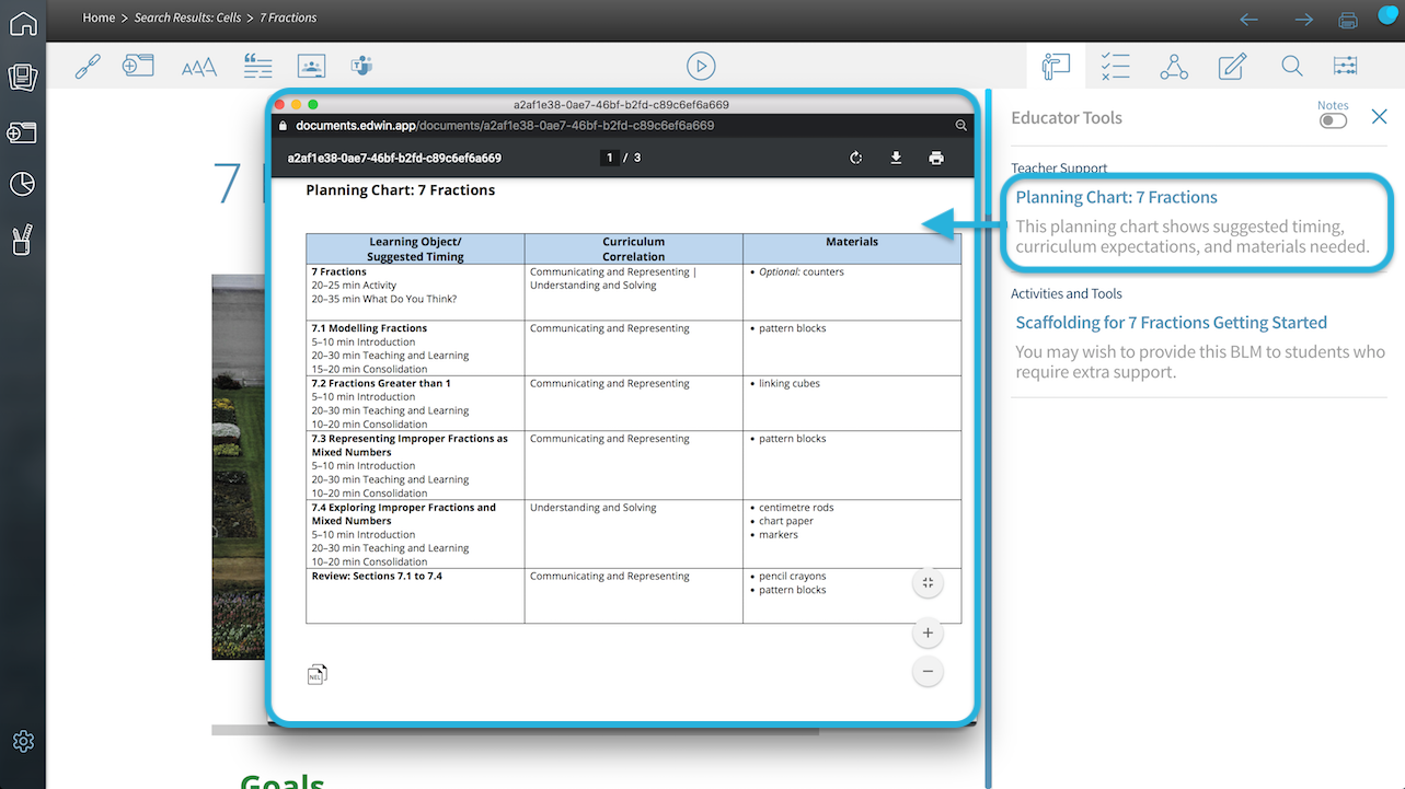 Accessing Teacher Planners/Black Line Masters