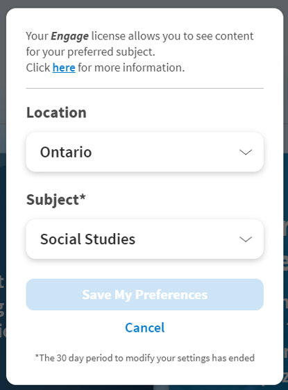 Managing Your Library Settings