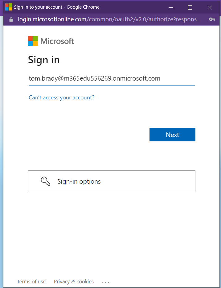 Sign in to Edwin for Students